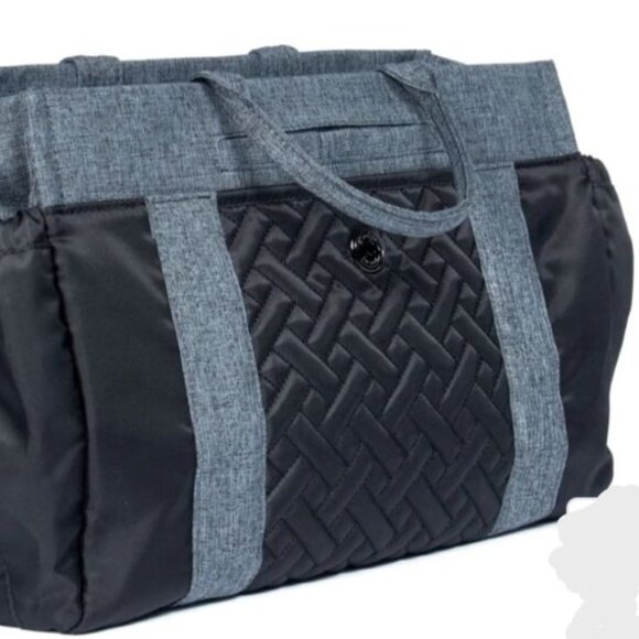 lug | Bags | Lug Romper 2 Tote Heather Grey And Black | Poshmark